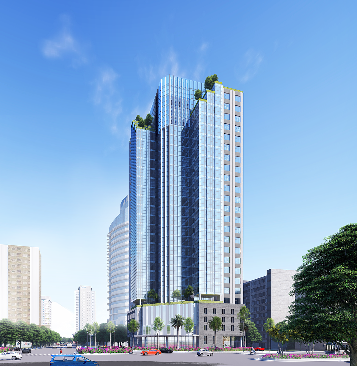 Tòa nhà 59-63 Huỳnh Thúc Kháng - Thiết kế Ibstac Architects & Planners ...